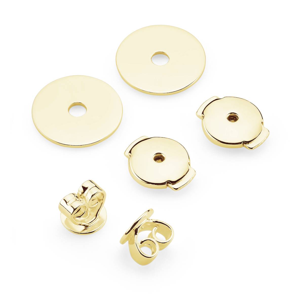 Deluxe Gold Earring Back Set – The Silver Store